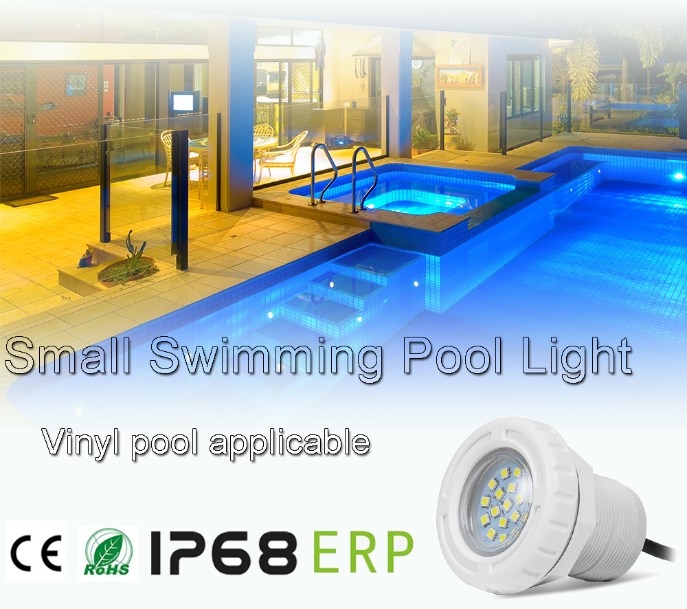 3W RGB Small Swimming Pool Light(vinyl) - Jackery